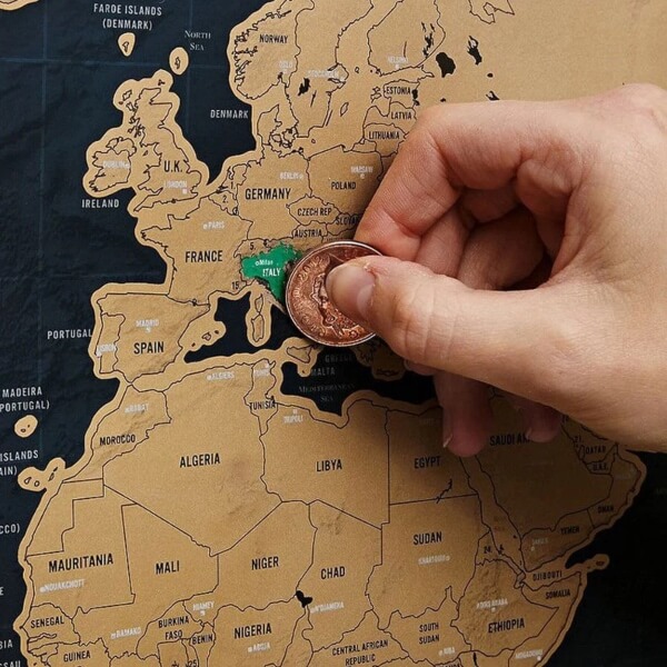 WanderMap - Stieracia cestovná mapa sveta - Sofistar SK